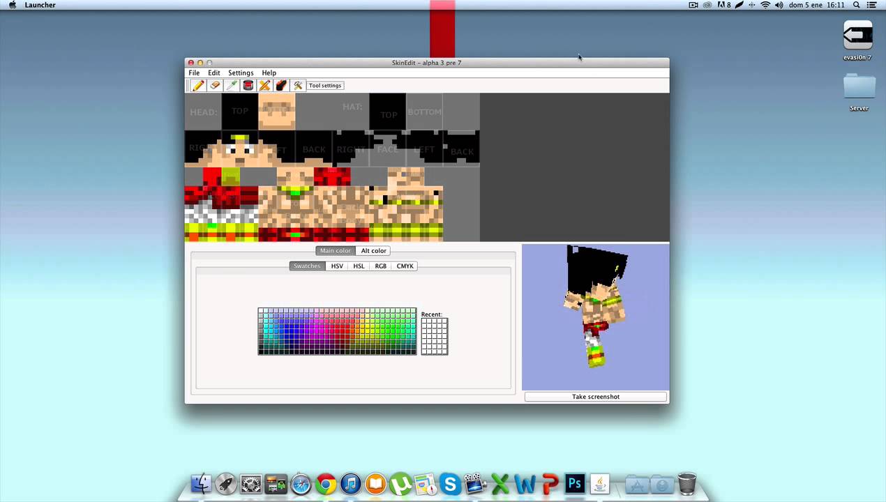 SkinEdit | Crea o Edita Tu Skin De Minecraft - YouTube