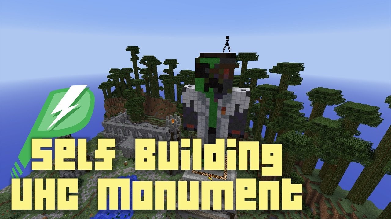Self Building UHC Monument on PlayMindCrack Server - YouTube
