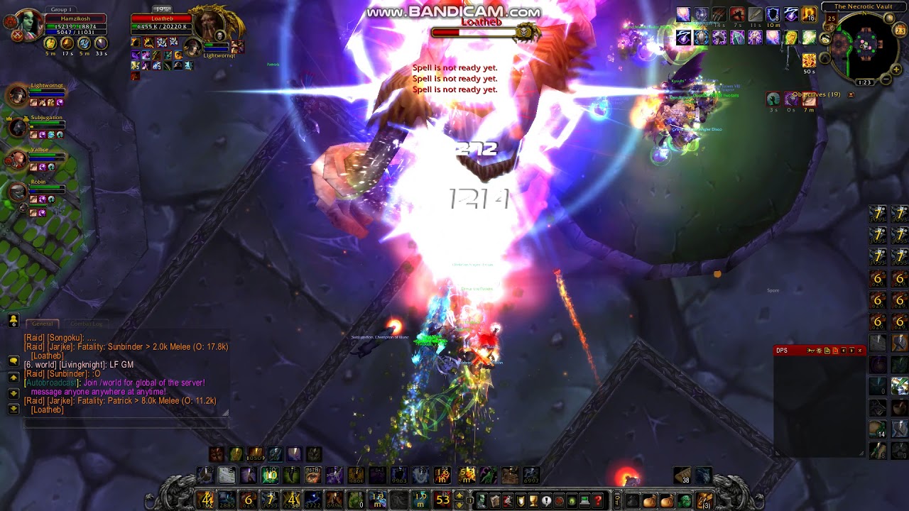 Wow Lichking Naxxramas Loatheb Boss 25 Raid - YouTube