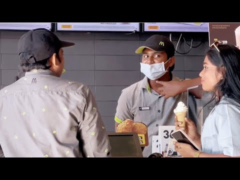 McDonal’s le Suda Icecream ah?!🤣| Cmnt ur Dare | #dare -89| #aishadare #abian_achu #abn # ...