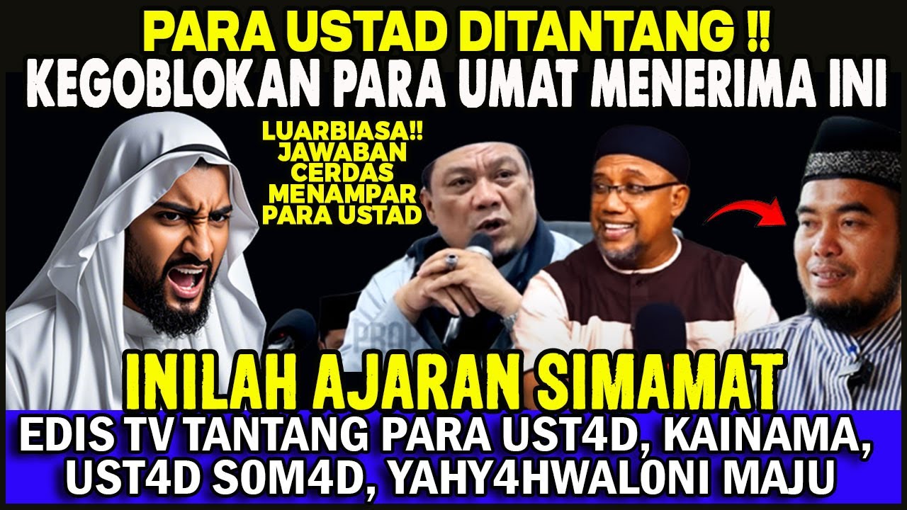 🔴LIVE EDISTV & AGATHA APOLOGET PALERMO DEBAT ISLAM VS KRISTEN APOLOGET ...