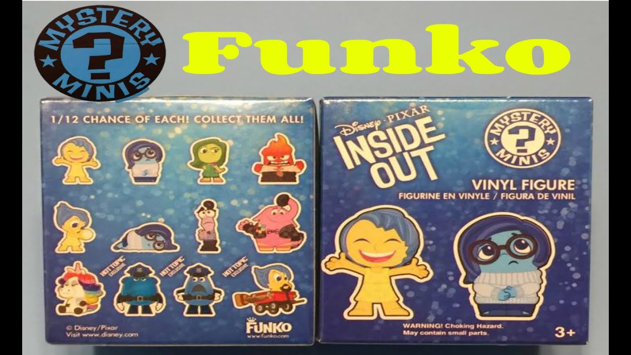 Disney Pixar Inside Out Funko Mystery Mini Review - YouTube