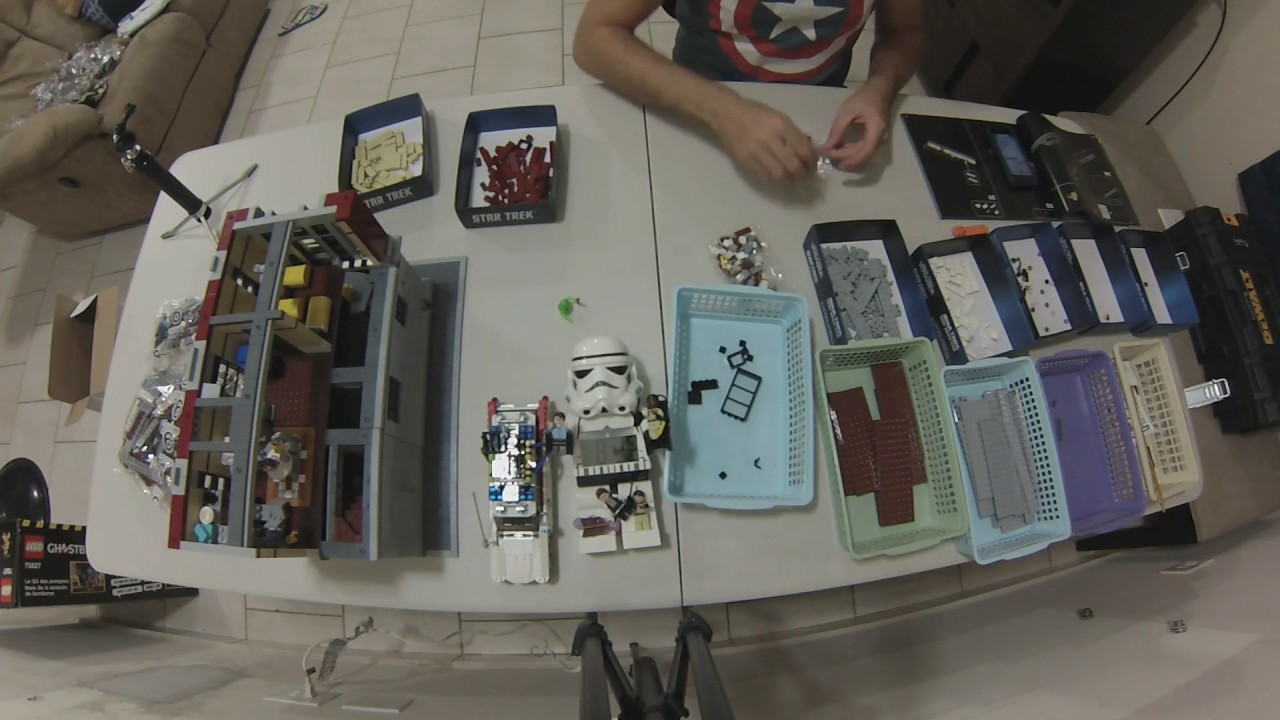 Ghostbusters fire house lego build #75287 - YouTube