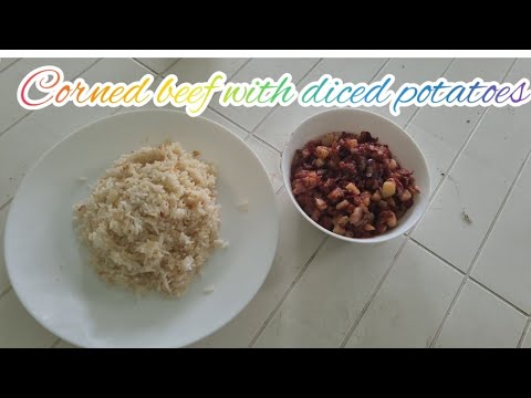 corned beef with dice potatoes @chandabormelado - YouTube
