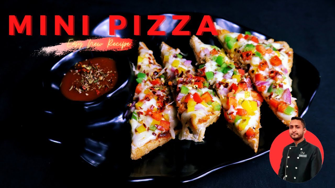 Mini Pizza Recipe without Oven | Pizza Recipe | Pizza at Home | Cooking ...