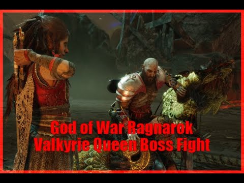 God of War Ragnarok - Valkyrie Queen Gna Boss Fight - YouTube