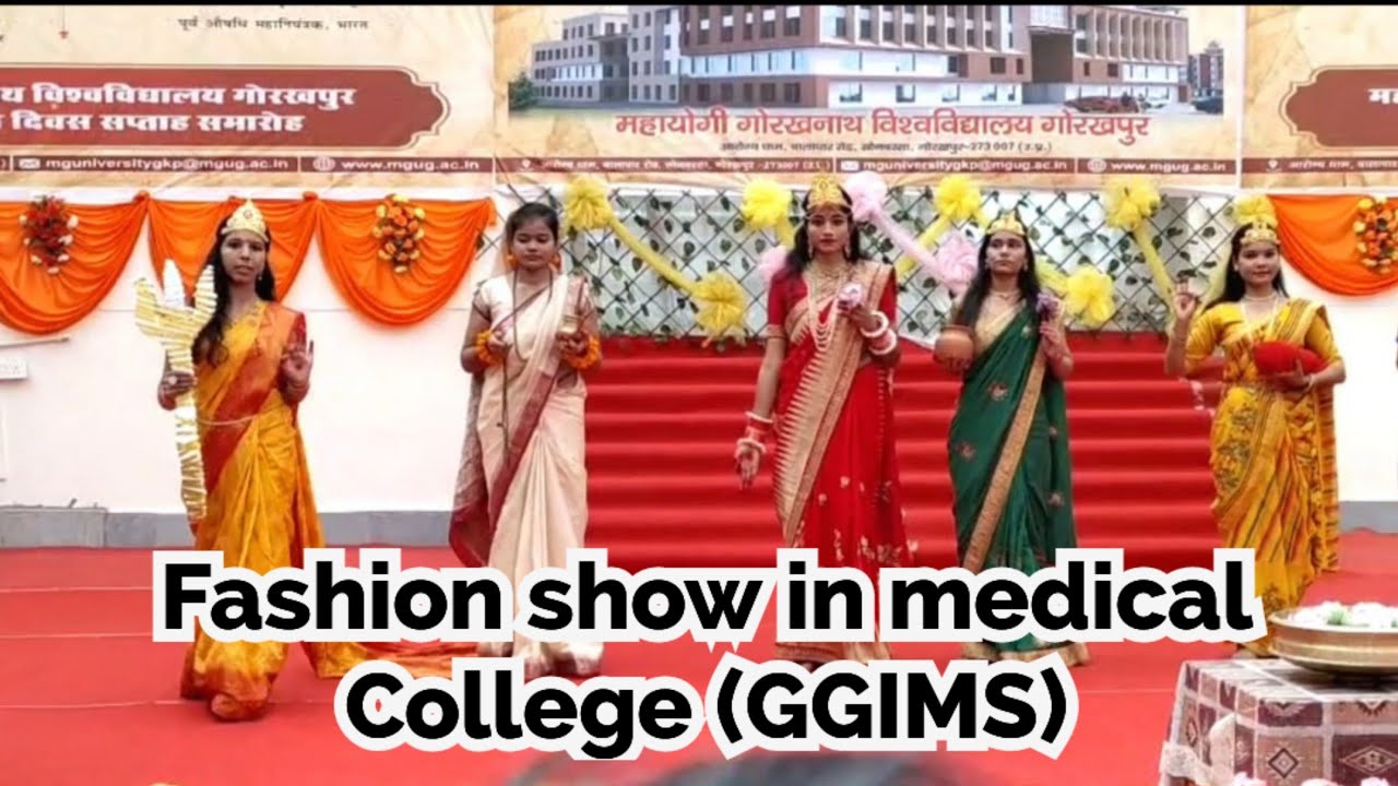 Fashion show🔥 (nav Durga theme)in medical College #ggims#bams# ...
