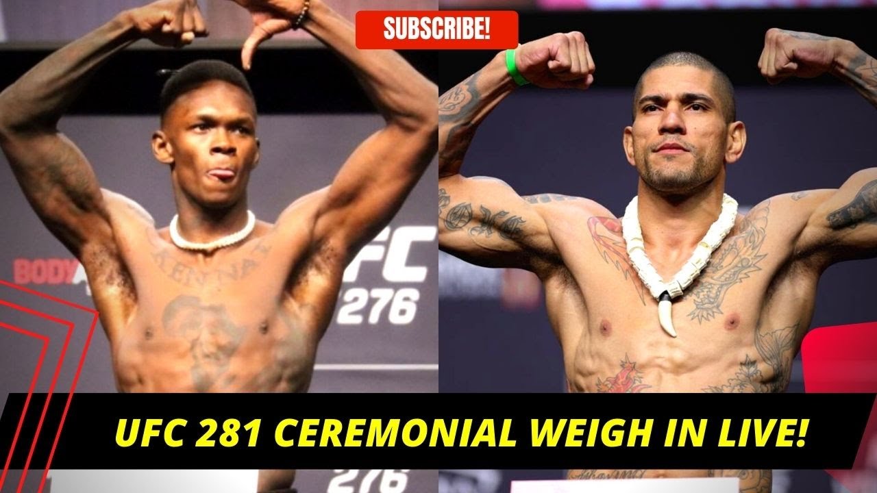 UFC 281 Ceremonial Weigh-In LIVE REACTION! | Israel Adesanya vs. Alex ...