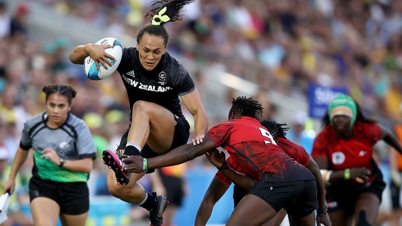 Highlights: New Zealand v Kenya | Women's Rugby Sevens | Gold Coast ...