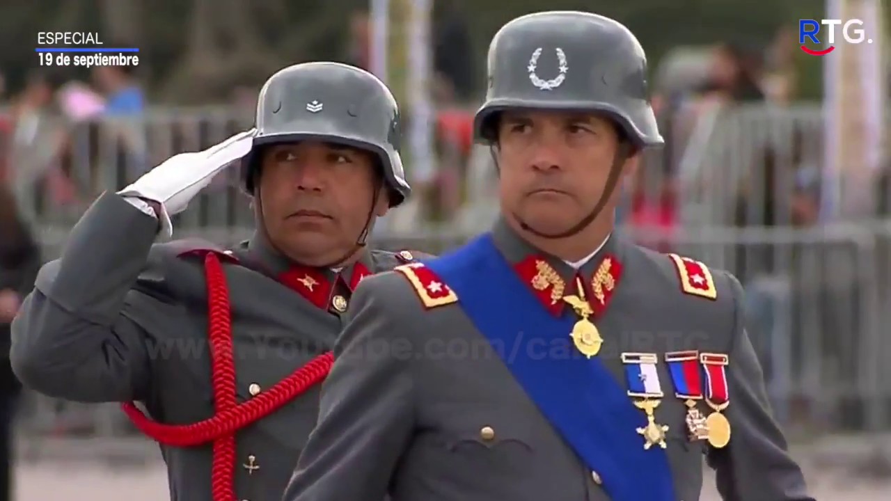Wehrmacht style parade 2017 Chile - YouTube