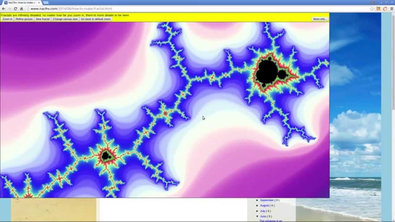 Tutorial - How to make a fractal - YouTube