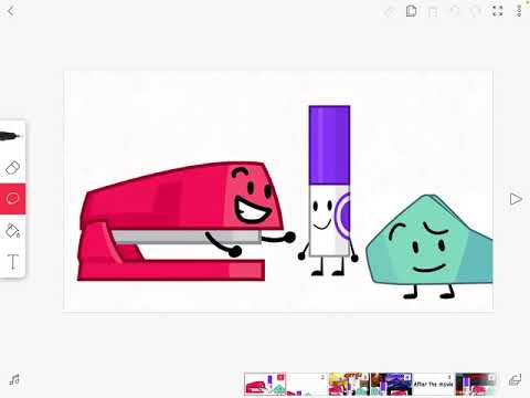 BFB : marker stapy and Foldy ‘s Funtime - YouTube