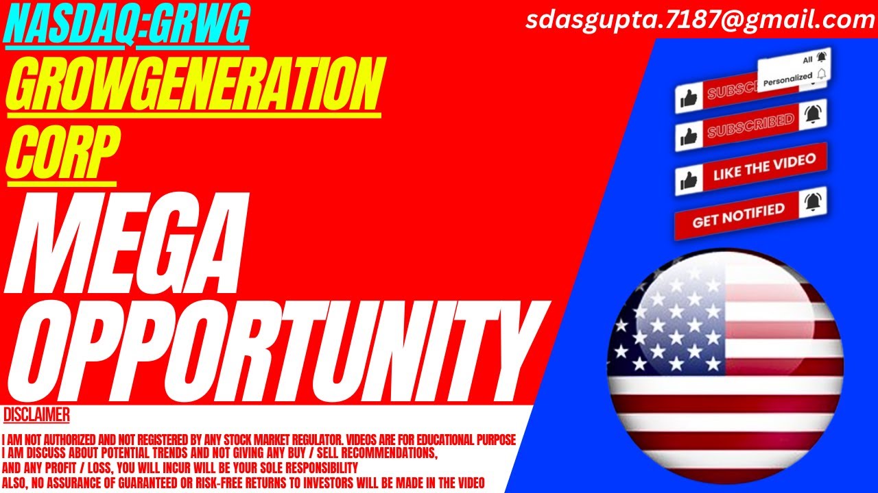 MEGA OPPORTUNITY : GRWG STOCK ANALYSIS | GROWGENERATION STOCK - YouTube
