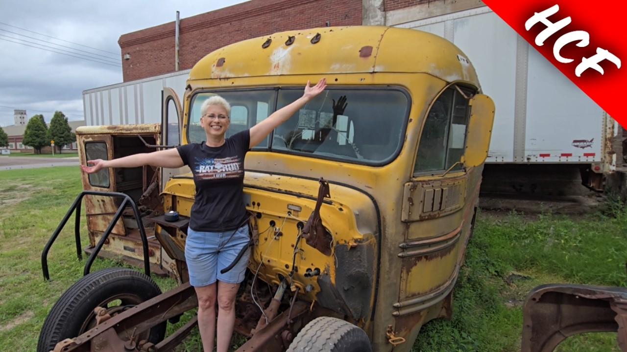 Hot Rod School Bus Begins - YouTube