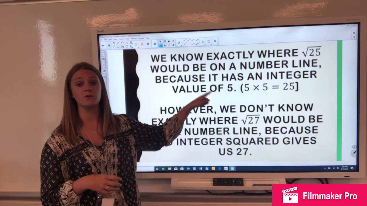 Approximating Non-Perfect Square Roots - YouTube