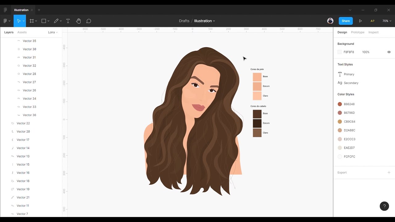 Ilustrando no Figma - Parte 4: Cabelo - YouTube