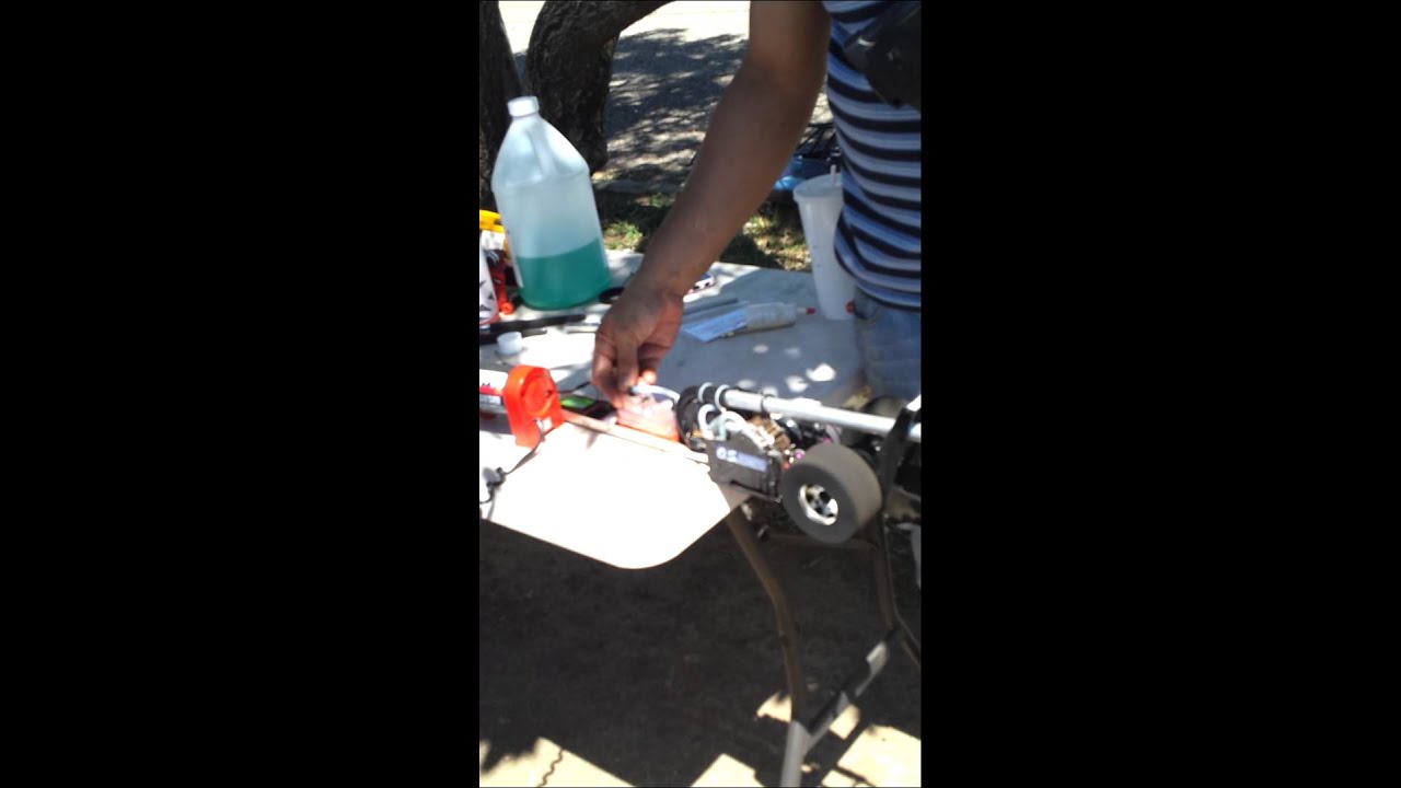 Rc drag car with rotary os wankel engine - YouTube