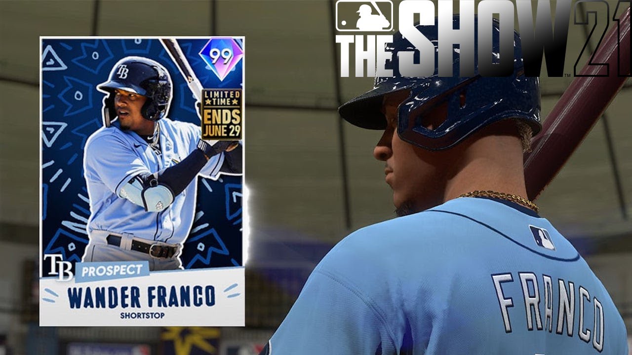 *99* Wander Franco Debut ,MLB the Show 21 Diamond Dynasty - YouTube