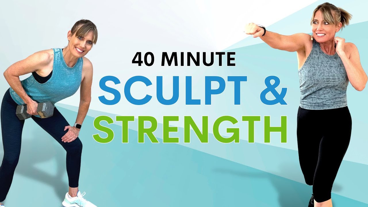 Torch Fat and Shape Muscles with This Dumbbell Cardio Blast - YouTube