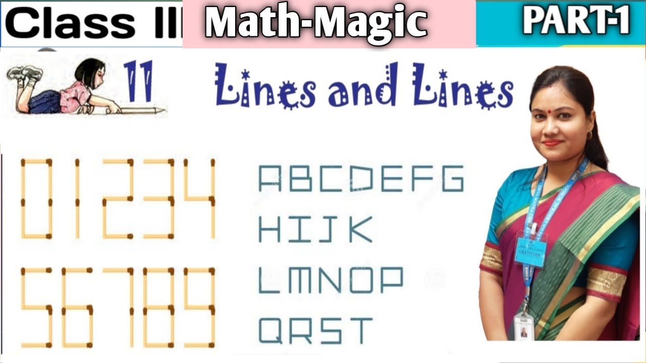 Lines and Lines Part-1 | Class 2 Maths Chapter 11 | NCERT CBSE | TYPE ...
