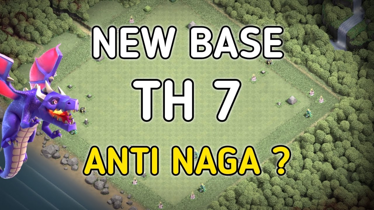 NEW BASE TH 7 TERBAIK DAN TERKUAT ! ANTI SERANGAN UNIT UDARA ? Clash of ...