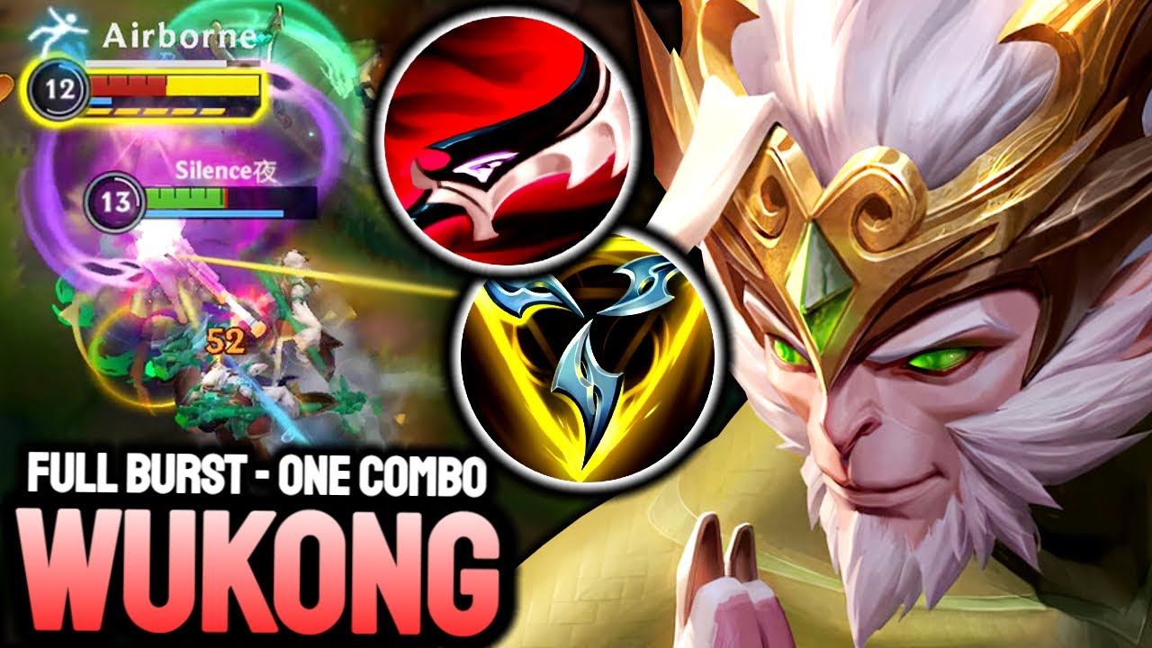 WUKONG FULL BURST BUILD IS GOOD?? HOW TO DESTROY THE ADC IN ONE COMBO ...