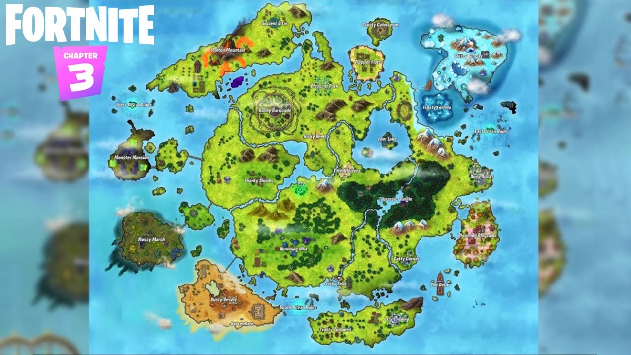 Fortnite Chapter 3 Map LEAKED! - YouTube