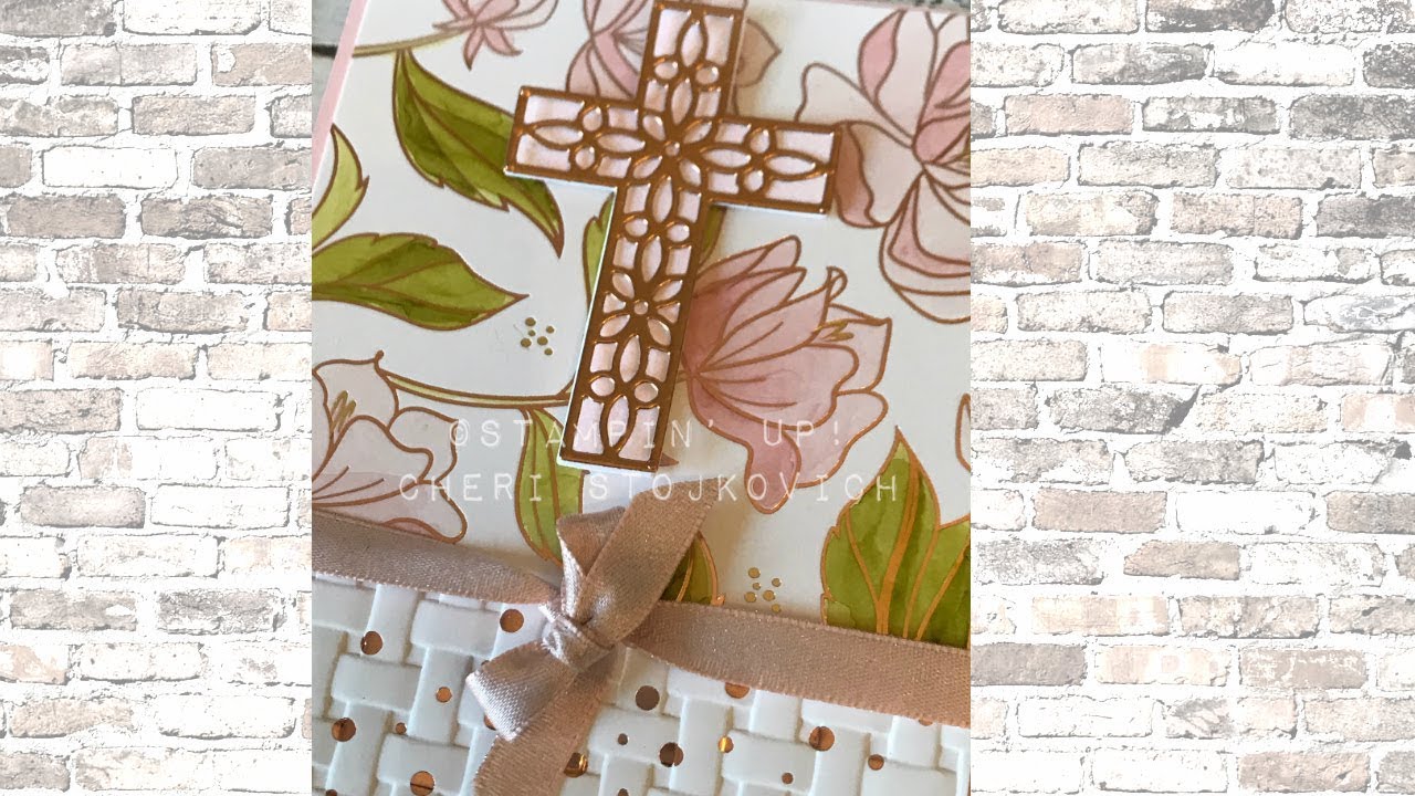 Hold on to Hope & Springtime Foil handmade Easter, Encouragement, Card ...