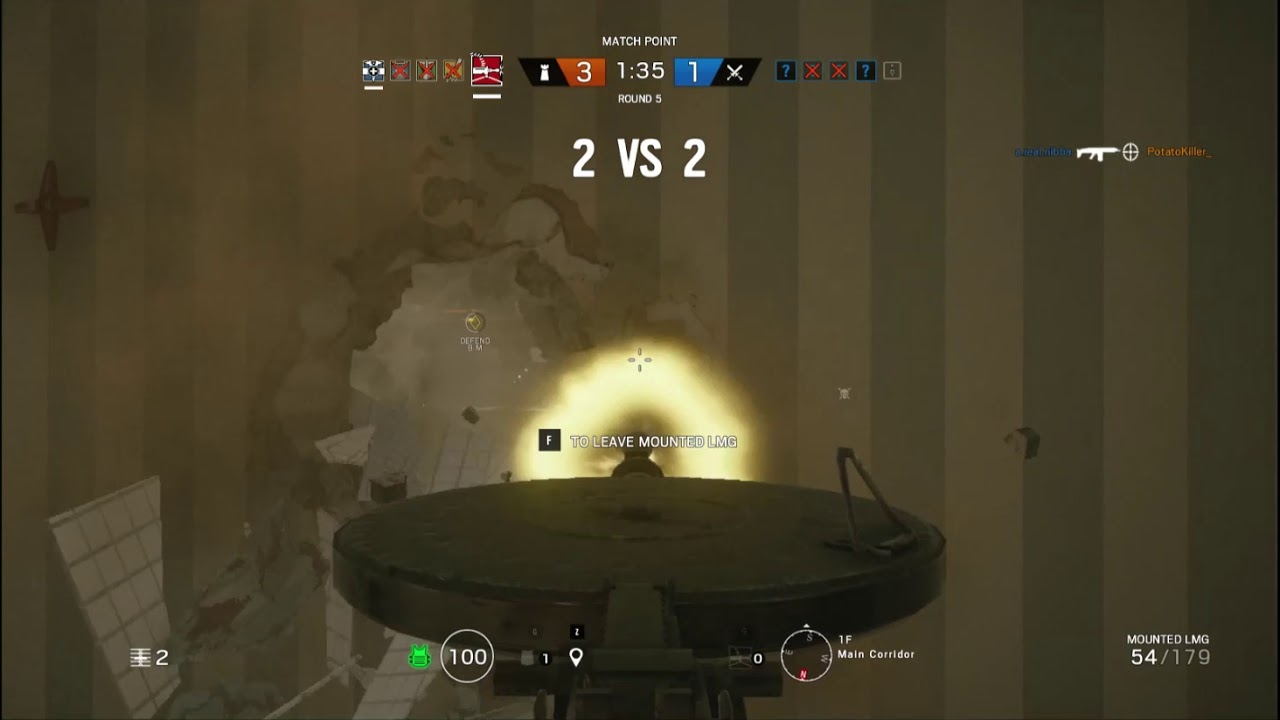 Rainbow Six Siege - Proper Tachanka LMG Usage - YouTube