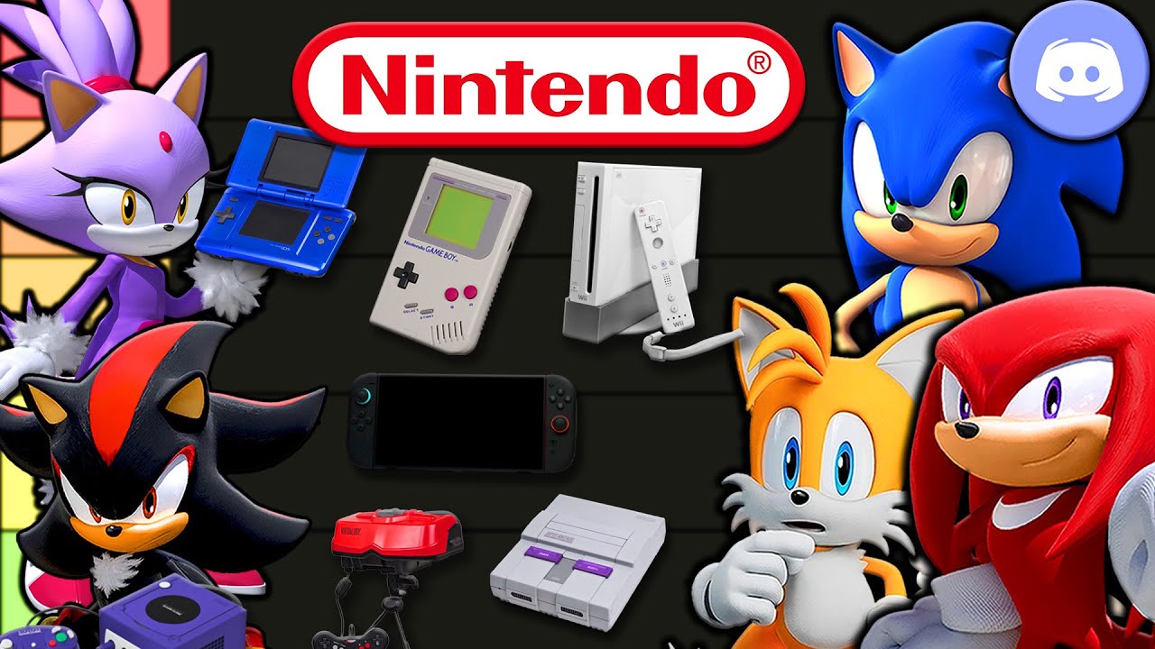 Sonic, Tails, and Knuckles make a Nintendo Consoles Tier List - YouTube
