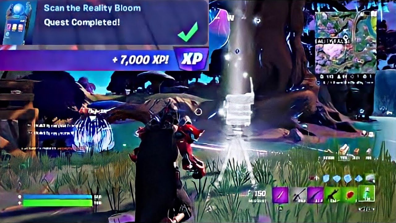 Scan the Reality Tree & Bloom - fortnite - YouTube