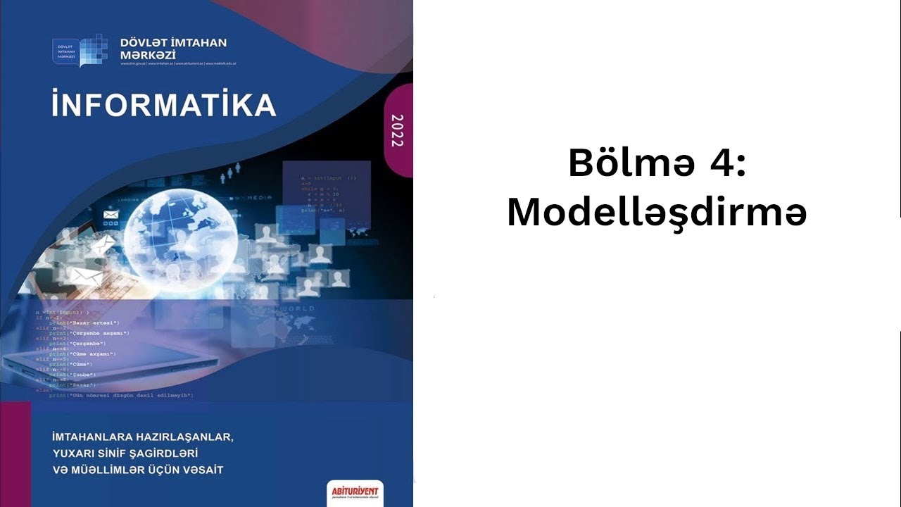 İnformatika DİM Bölmə 4: Modelləşdirmə. - YouTube