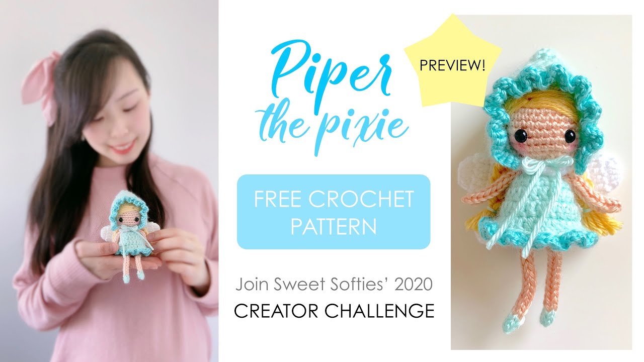 Piper the Pixie Preview (FREE Amigurumi Crochet Pattern) - Sweet ...