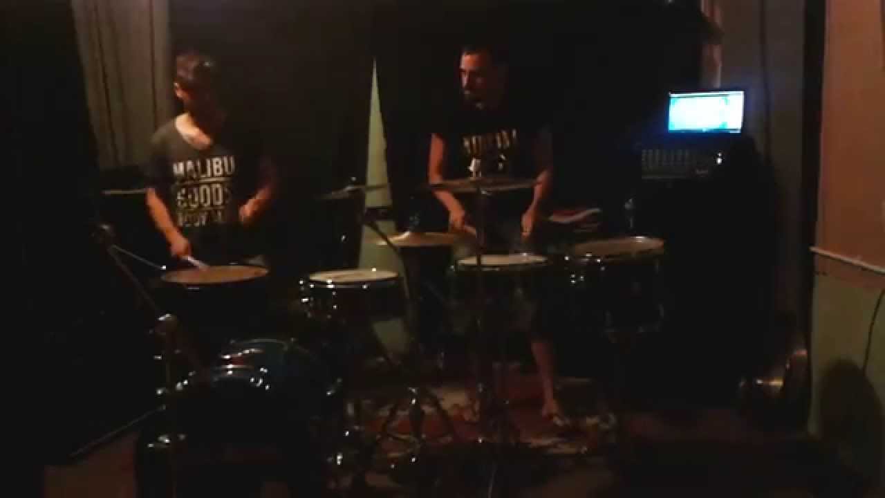 E-Mute double drum rehearsal - YouTube