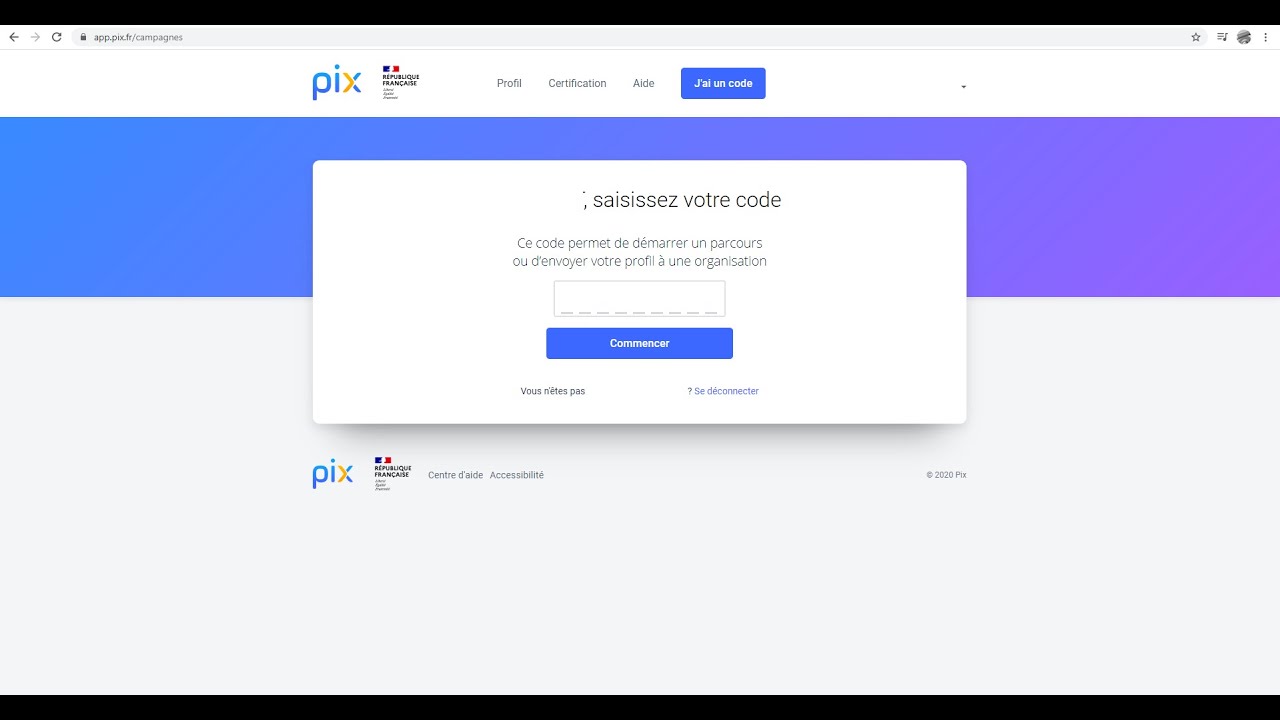 Accès à PIX - YouTube