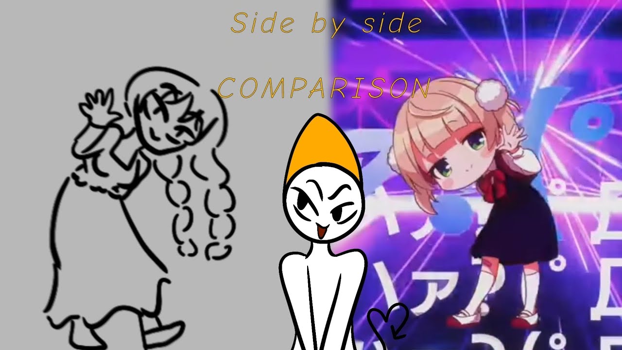 Loli-gami Requiem w/ KOWAC characters COMPARISON - YouTube