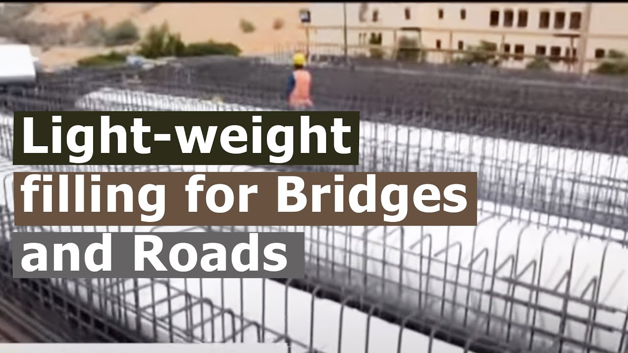 Light-weight filling for Bridges and Roads - YouTube