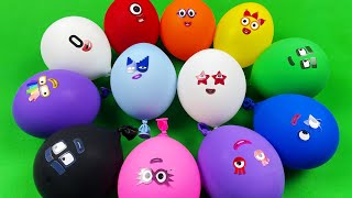 Numberblocks - Making Glossy Slime with Balloons! Satis... | Doovi