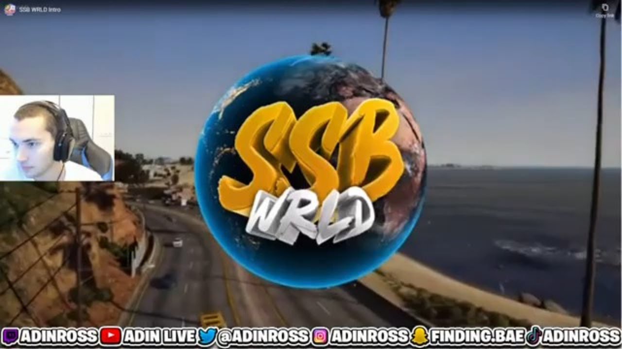 ADIN ROSS SSB WORLD RP FULL STREAM 1/11/21 - 1/12/21 *MUST WATCH* - YouTube