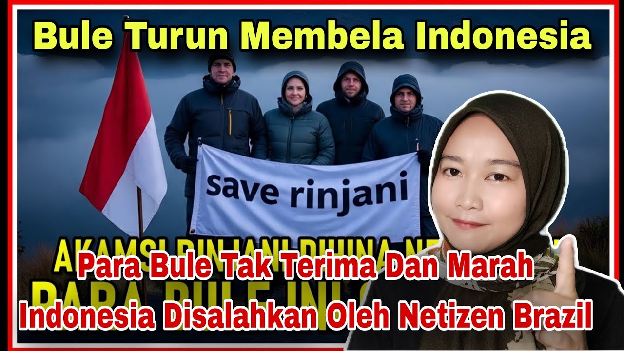 PARA BULE TAK TERIMA DAN MARAH INDONESIA DISALAHKAN NETIZEN BRAZIL, BELA INDONESIA‼️MALAYSIAN ...
