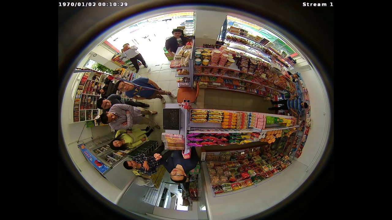 Shop A - Fisheye Original at 8Mbps (sample) - YouTube