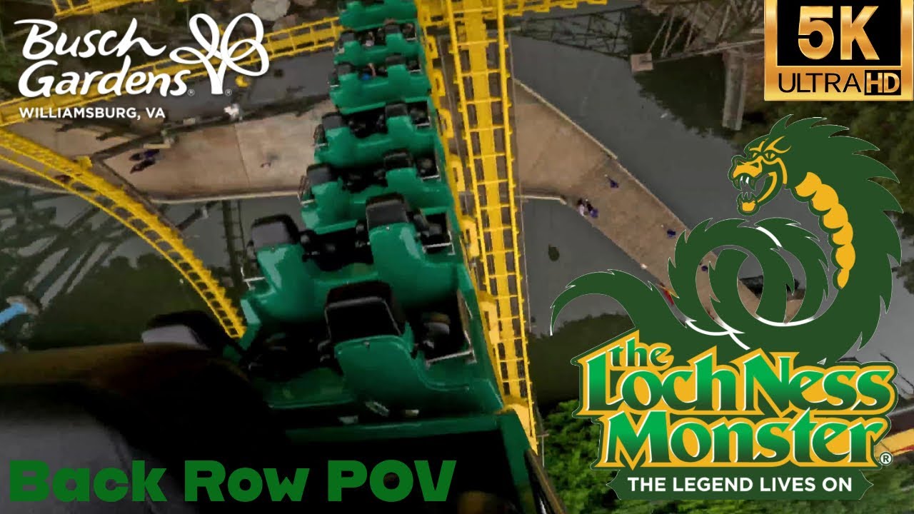Loch Ness Monster IS BACK! Legendary Back Row On-Ride POV | 5.3K 60fps ...