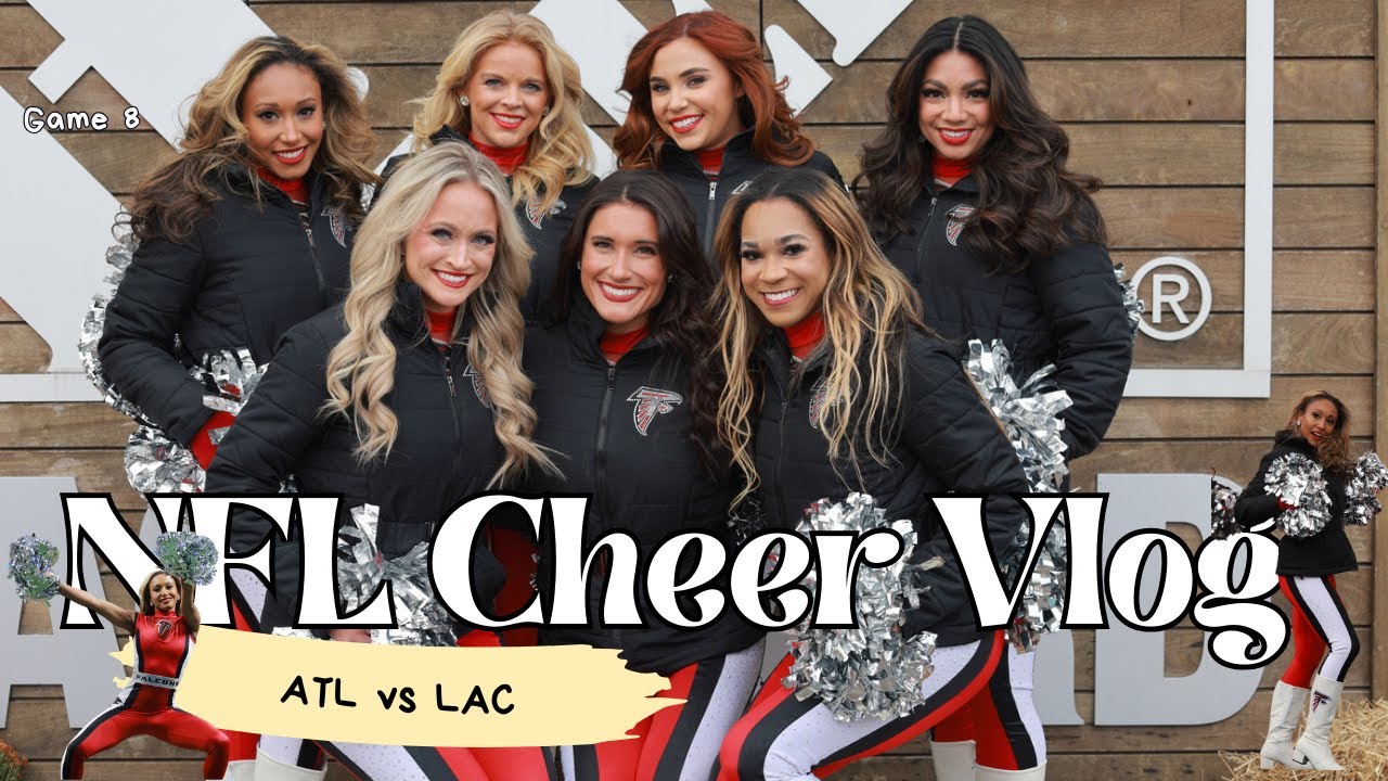NFL CHEERLEADER VLOG: Back in the BENZ | ATL vs LAC| Performing with ...