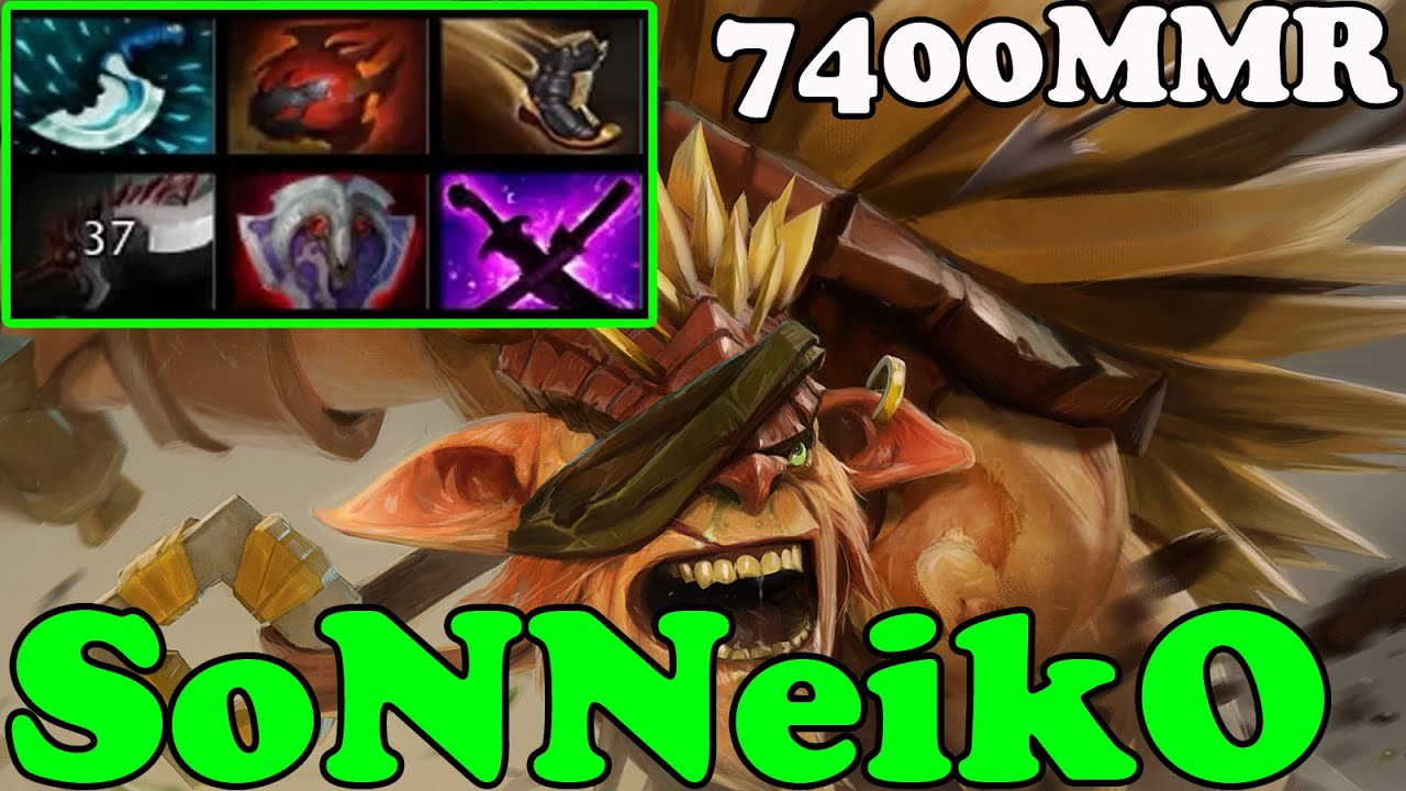 Dota 2 - SoNNeikO 7400 MMR Plays Bristleback - Pub Match Gameplay - YouTube