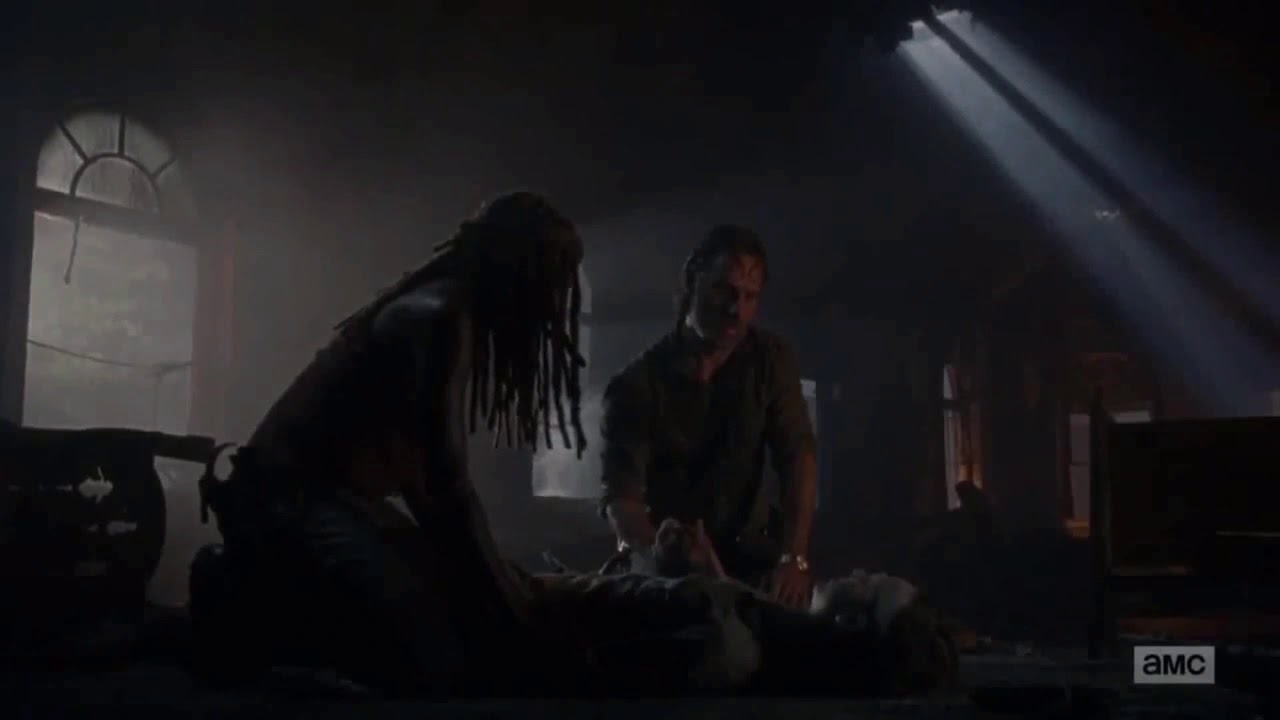 The Walking Dead 8x09 : Carl's vision - YouTube