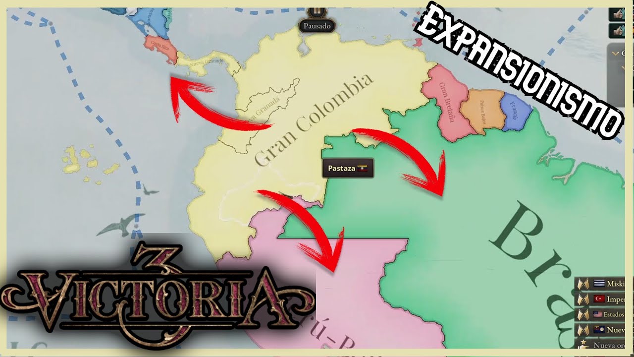 La GRAN COLOMBIA SE EXPANDE! | Victoria 3 Ecuador #2 - YouTube