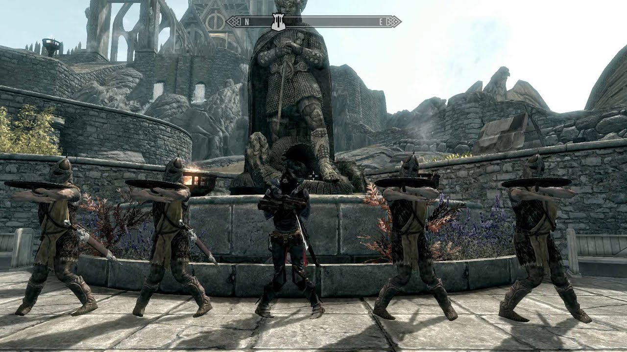 Skyrim mod dance (galaxias) fr - YouTube