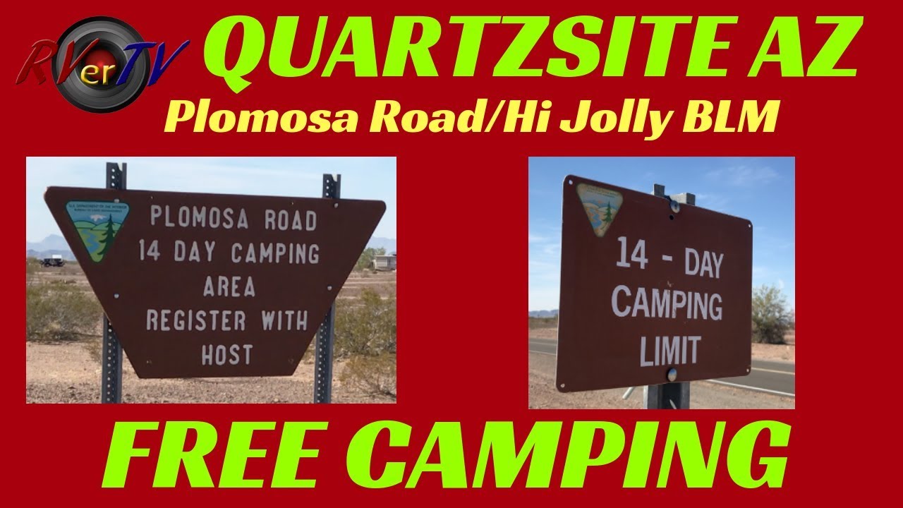 Plomosa Road / Hi Jolly FREE CAMPING IN QUARTZSITE !!.. Aerial Views ...