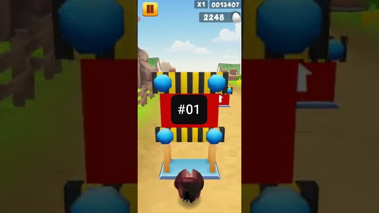 Chicken Endless Runner "Crazy Chicken run" Android game #01 - YouTube