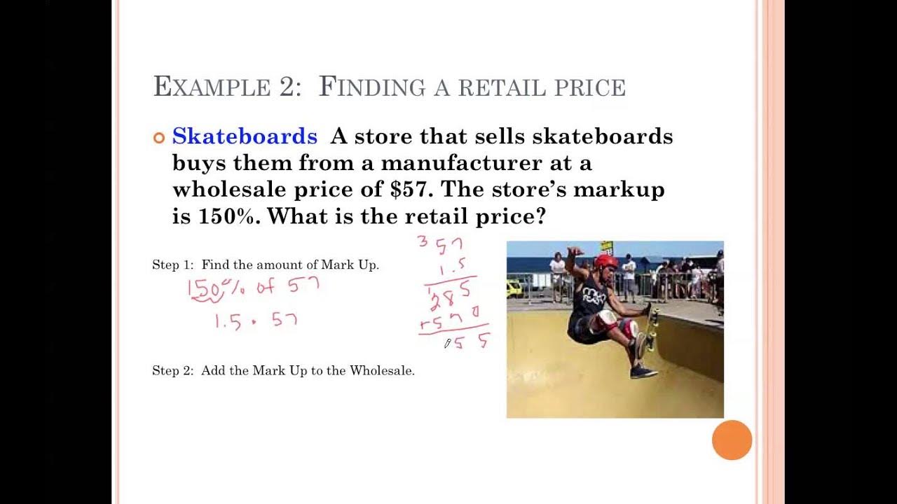 Unit 3 Lesson 8 Discounts, Markups, Sales Tax, and Tips - YouTube